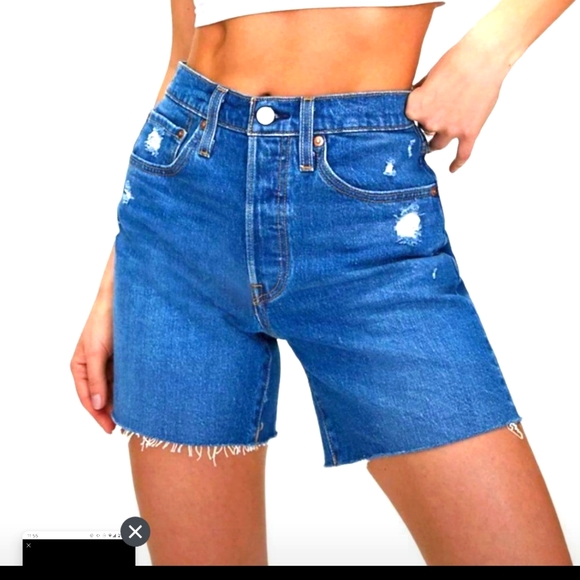 Levi's | Shorts | Levis 5 Midthigh High Rise Denim Cut Offs | Poshmark